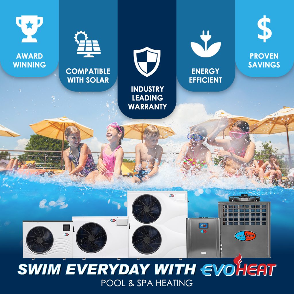 Pool Heat Pump Website & Social Assets - Evoheat